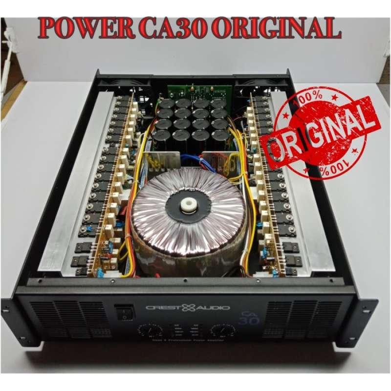 Jual Power Subwoofer Crest Audio Ca 30 Mesin Panjang Macro Ic ORIGINAL ...