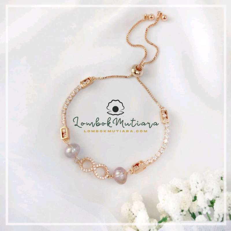 Jual Gelang Mutiara Lombok Original Gtr-047 Mutiara Air Tawar Asli ...