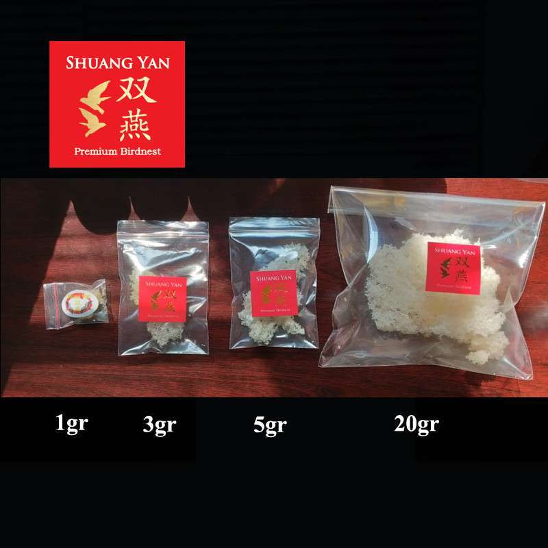 Promo Wki - Sarang Burung Walet Kering Birdnest Bird's Nest - Shuang ...