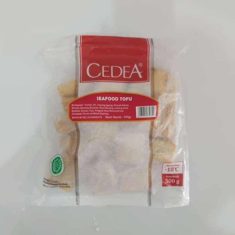 Jual Frozen Food Bandung Cedea Seafood Tofu 500gr di Seller Agen Frozen ...