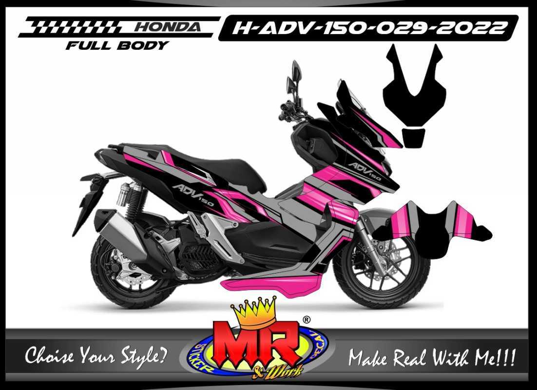 Jual Decal Body Stiker Motor Honda ADV 150 FullBody Custom Wrapping ...