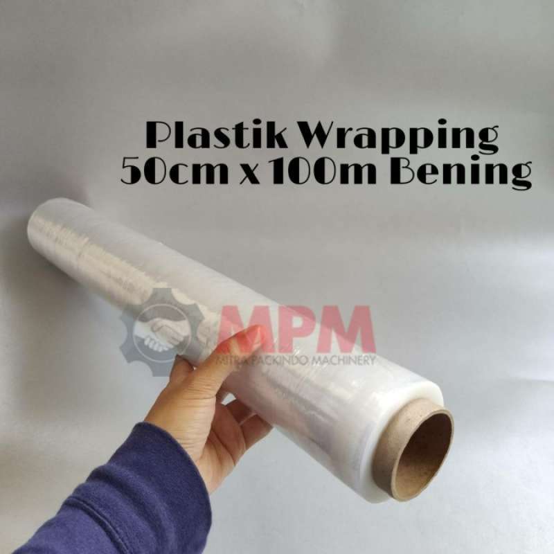 Jual Jual Plastik Wrapping 50cm x 100m/Stretch Film 50 cm x 100 m/ Wrap Ekonomis Berkualitas di ...