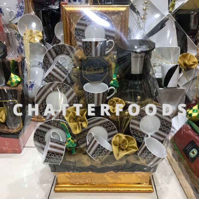 Promo Parcel Lebaran Tea Set + Coffee Maker (Premieum) / Parcel Pecah ...