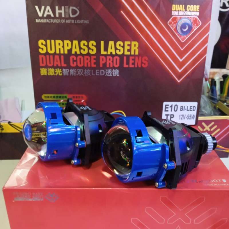 Jual Bi-Led E10 3 Inch Led Projector Dual Corel Purple Lens 55Watt ...