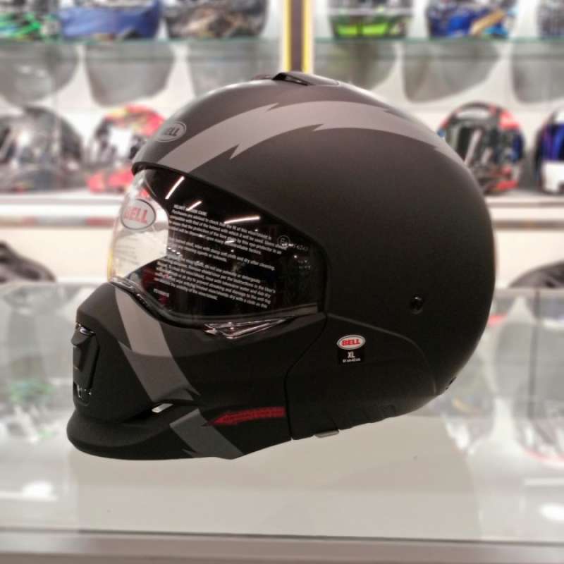 Jual BELL BROOZER ARC MATT HELM MOTOR FULL FACE HELM MODULAR BELL di ...