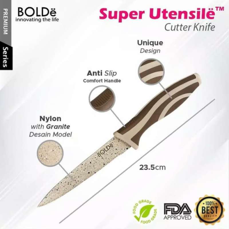 Promo Bolde Pisau 23.5cm Piso Dapur Pemotong Knife Meat Cleaver Nylon ...