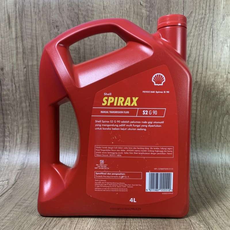 Jual Oli Shell Spirax S2 G 90 4l Galon- Oli Manual Transmisi Oli ...