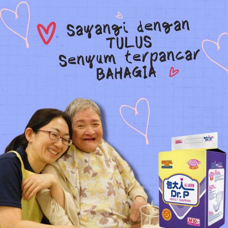 Jual dr p Dr.P POPOK DEWASA SPECIAL TAPE M10 M 10 /dr p Dr.P ADULT DIAPERS M 10 M10 di Seller ...