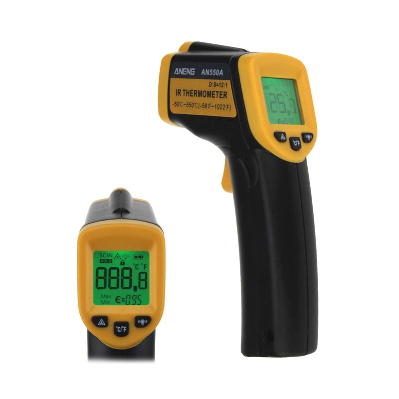 Jual Aneng AN550A Digital Infrared Thermometer Non-Contact Laser Gun ...