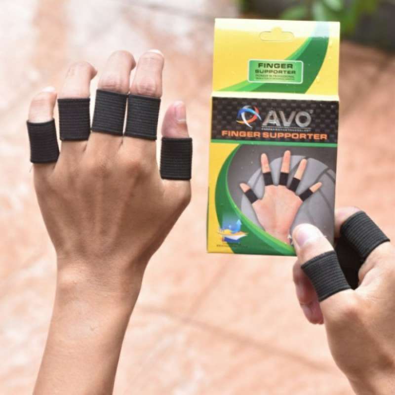 Jual Finger Support Avo Original Pelindung Jari Kanan Dan Kiri Futsal ...