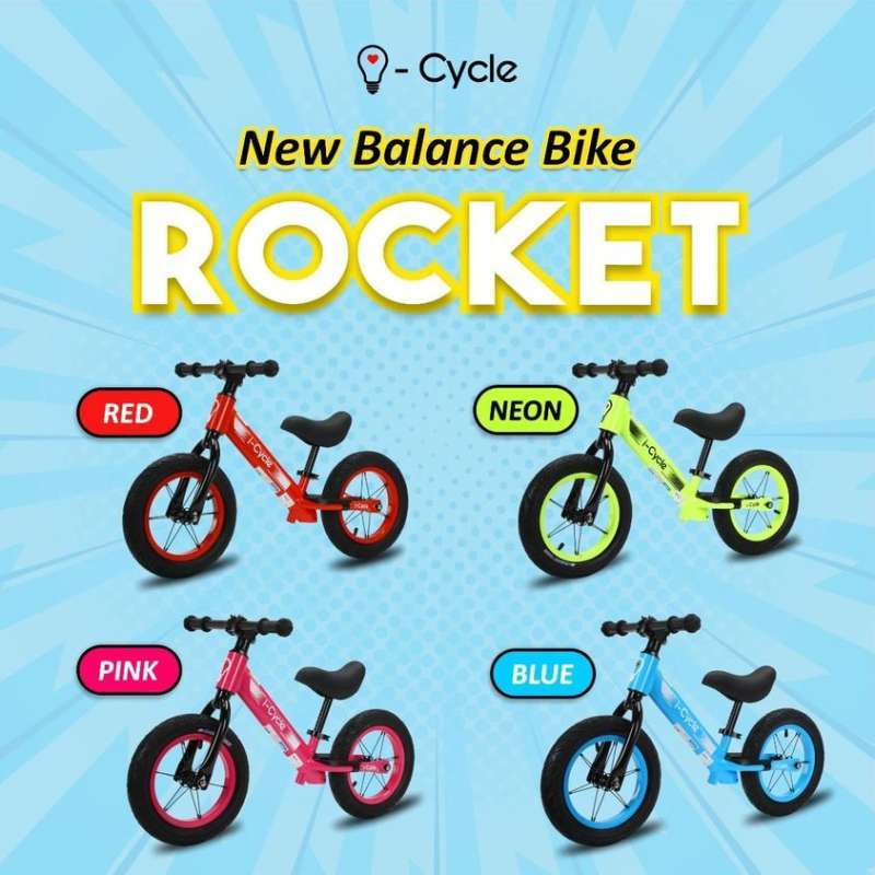 Jual Push Bike I Cycle Rocket Original Harga Termurah Maret 2024 | Blibli