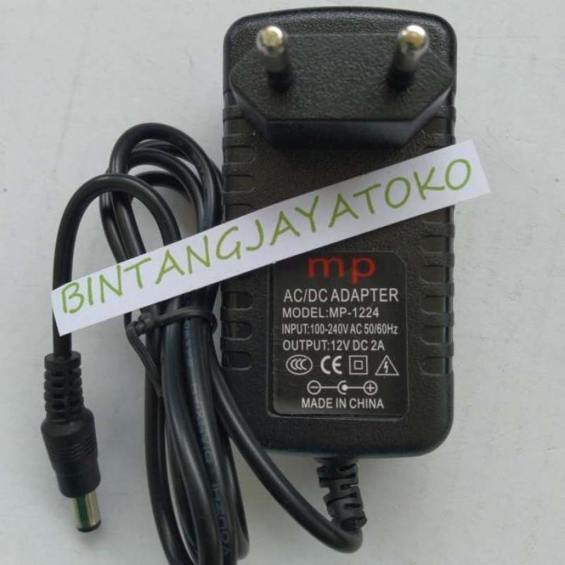 Jual Power Adaptor Cctv 12v 2a Adaptor Dvr 4 Channel 12 V 2 A Eceran Di ...