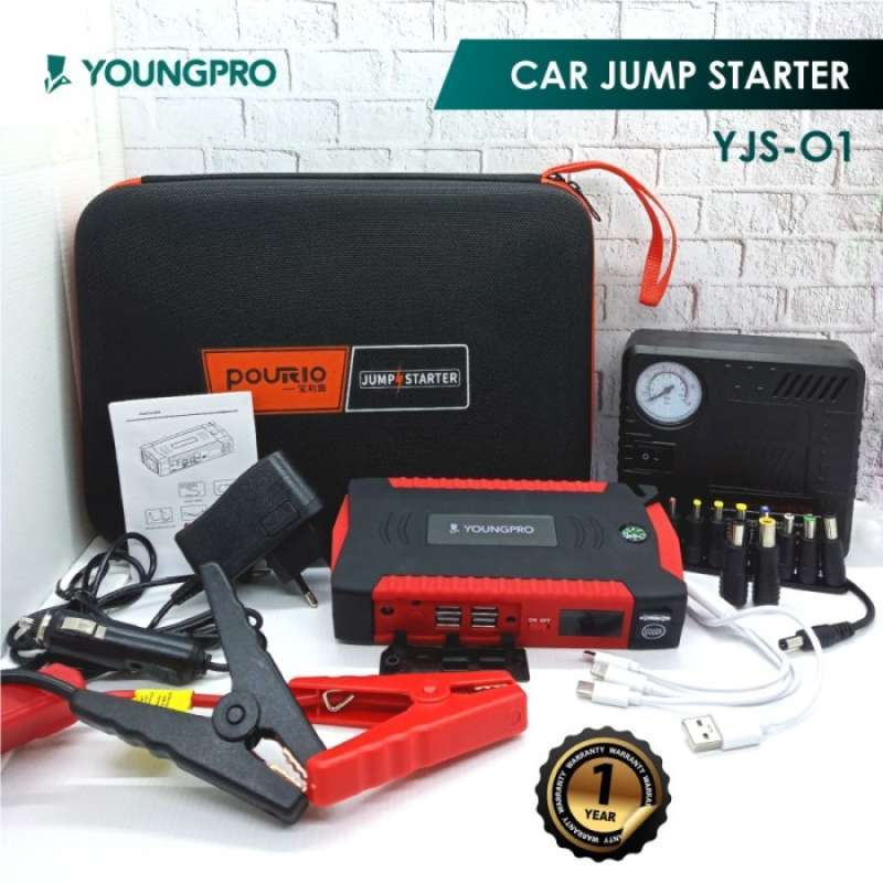 Jual Car Jumper Charger/Charger Laptop/Pompa Ban/Power Bank Youngpro di ...