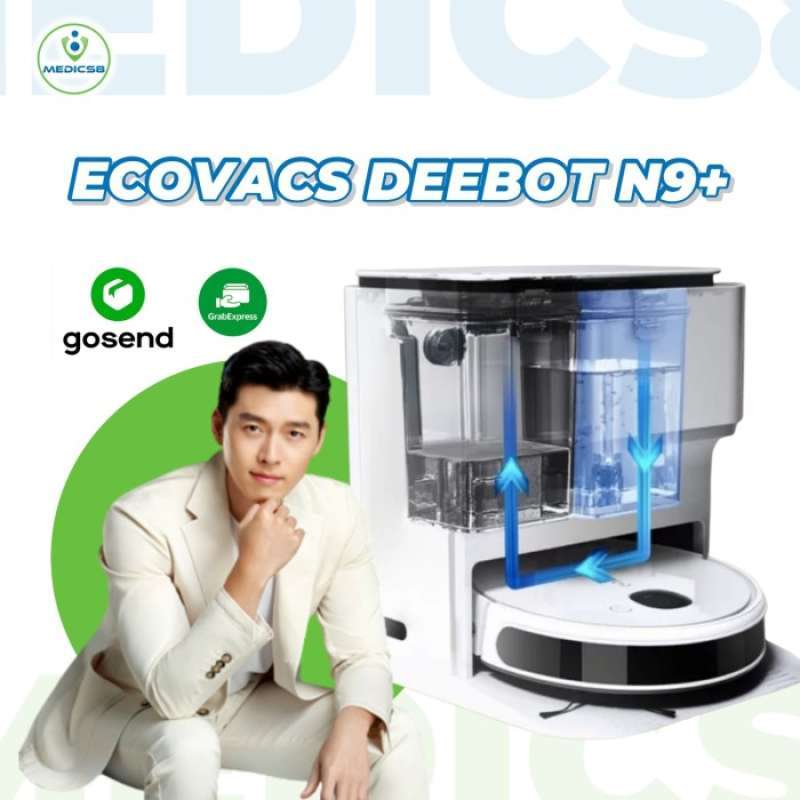 Jual Ecovacs DEEBOT N9+ Vacuum Cleaner Robot With Free Wash Mop Seat di ...