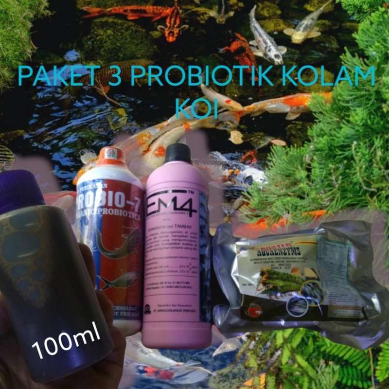 Jual Probiotik Kolam Koi /paket 3 Probiotik Tanpa Kultur Di Seller ...
