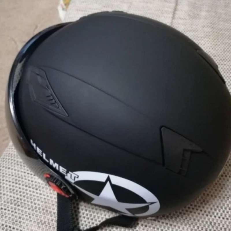 Jual Star Helm Sepeda Motor Skuter Elektrik Listrik Half Face Helmet ...