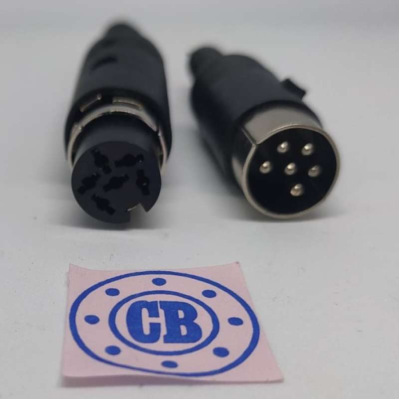 Promo Jack midi 6 Pin sepasang male Dan female Diskon 5% di Seller ...