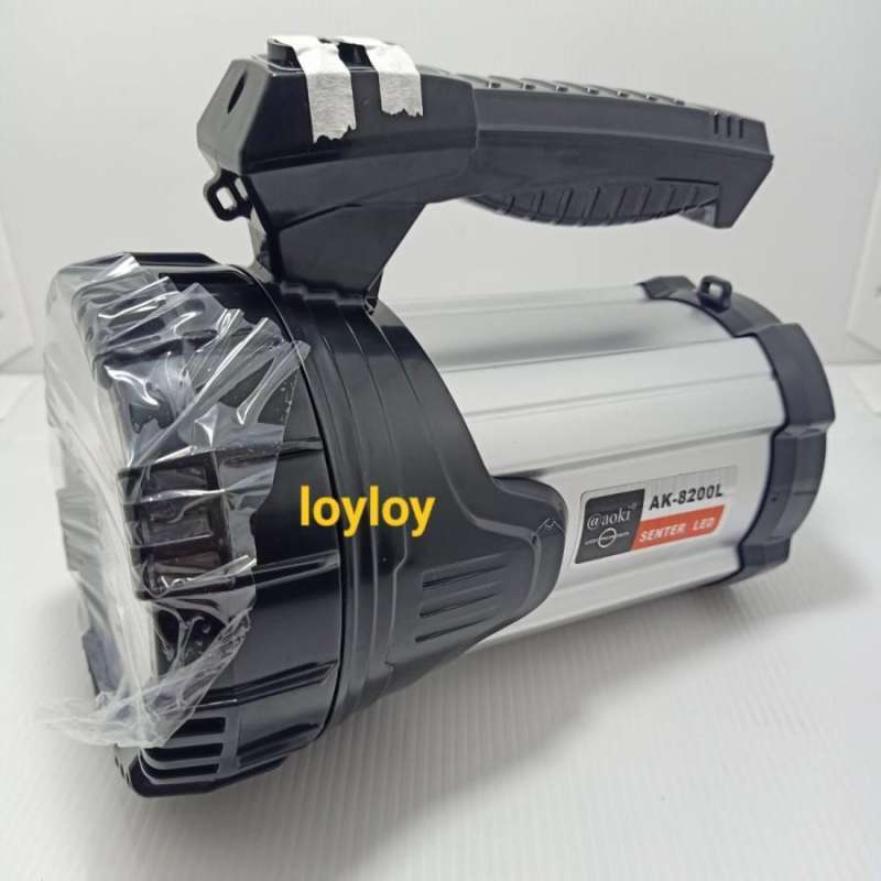 Jual Senter Commander 60 watt lithium jumbo Aoki AK-8200L hi power LED ...