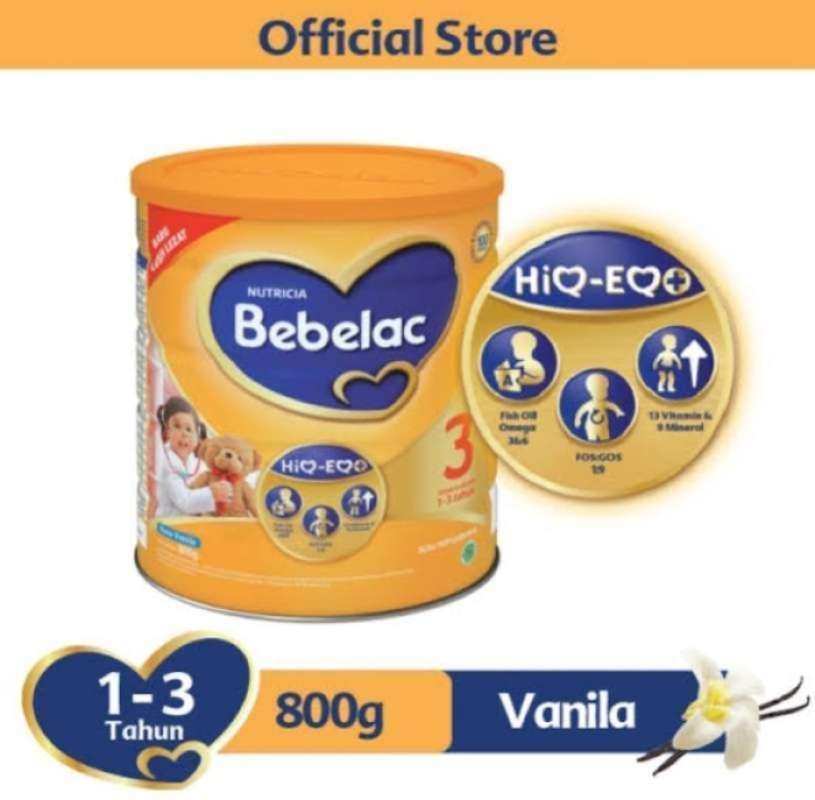 Promo Susu Bebelac 3 [ 800gr ] rasa Vanilla umur 1-3 tahun / Bebelac 3 ...