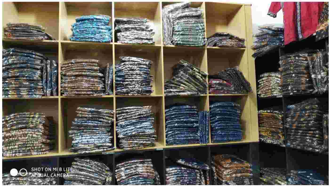 Promo Kemeja Batik Lurik Abu Pria Masa Kini Baju Batik Pria Lengan ...