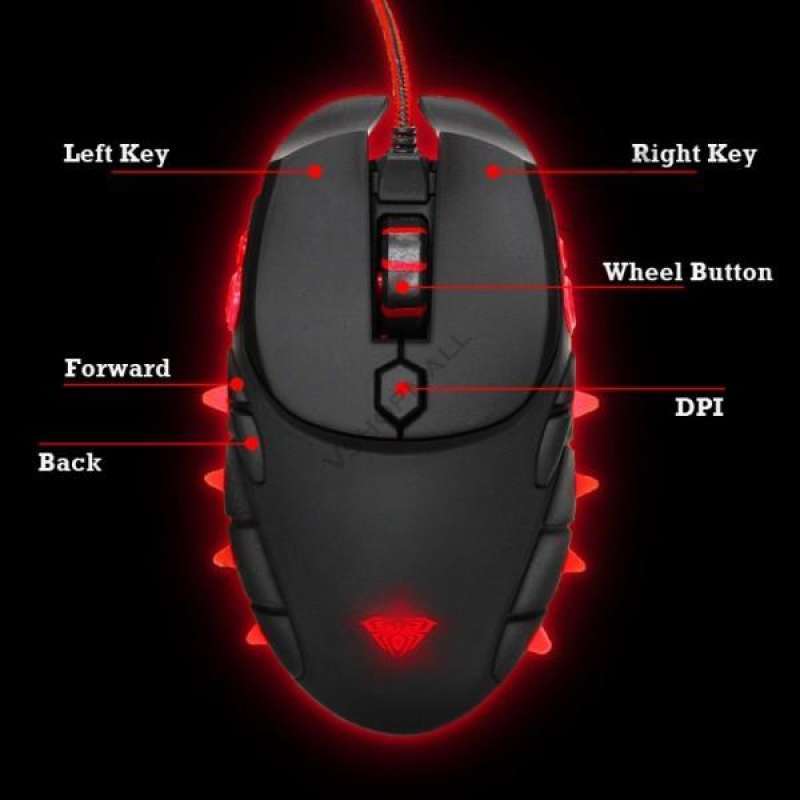 Jual Aula Gaming Mouse - Spider Queen Si-955 Di Seller Hanskomputer ...