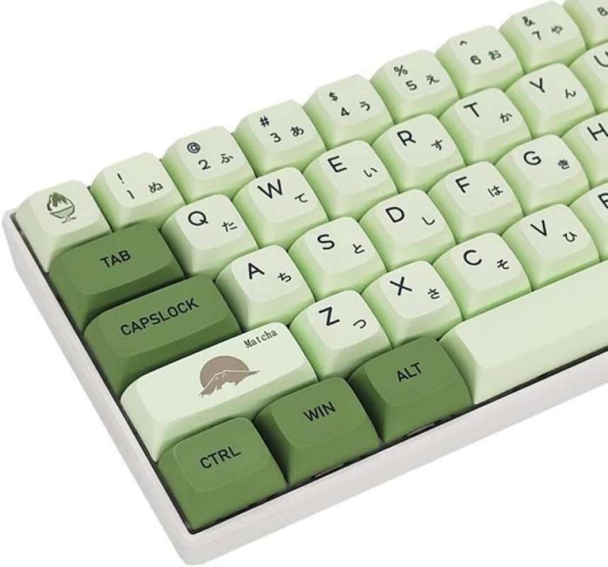 Jual KEYCAPS PBT MATCHA SINGLE SHOT XDA PROFILE SUBLIM MECHANICAL ...