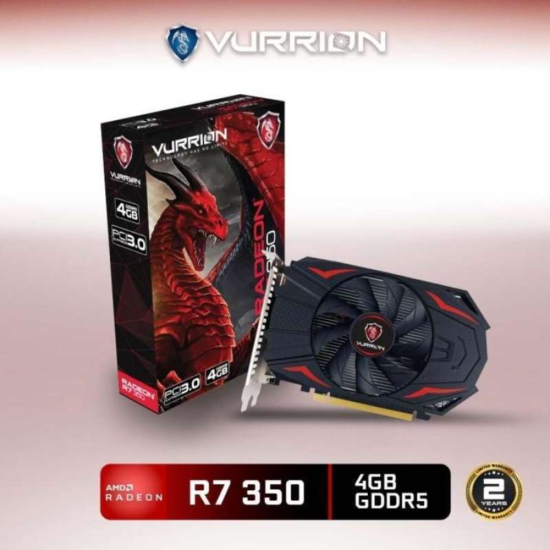 Jual Vga / Vga Card / Vga Amd - Vurrion Radeon R7 350 4gb Gddr5 128-bit ...