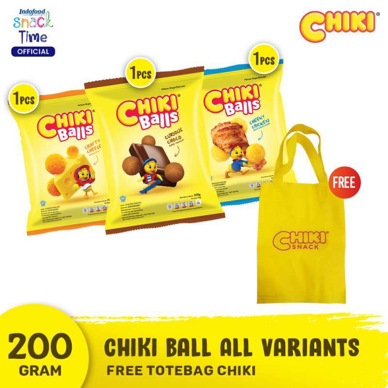 Jual Chiki Ball All Variants 200 Gr - Free Totebag Chiki Di Seller Indofood Snack Time Official ...
