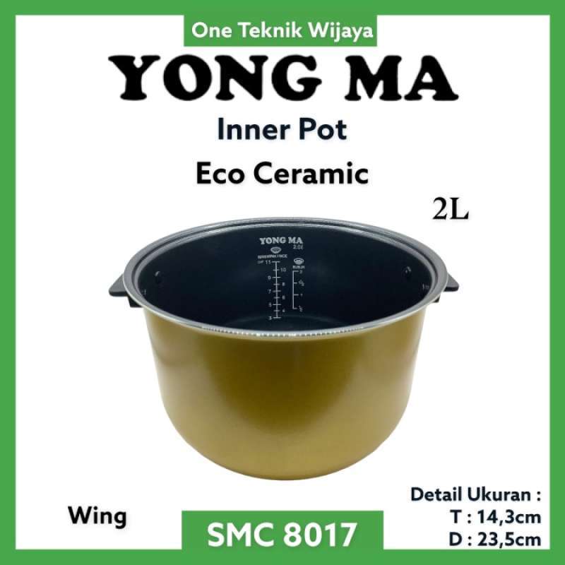Promo Panci Teflon Inner Pot Magic Com Rice Cooker Yong Ma Smc8017 2
