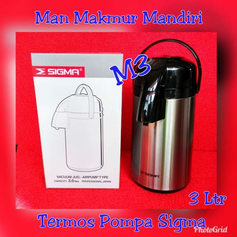 Jual Termos Air Panas Dan Dingin / Termos Pompa / Termos Stainles Sigma ...