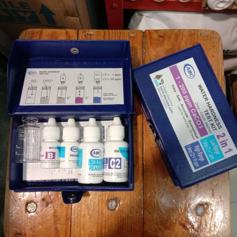 Promo WATER HARDNESS TEST KIT ABC / ALAT TEST KAPUR Diskon 11% di ...