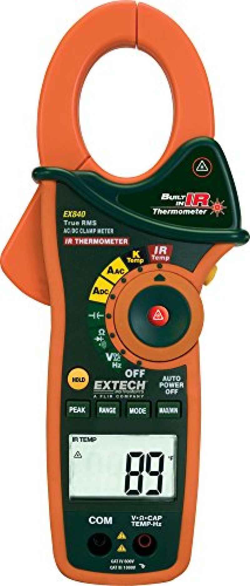 Promo Extech EX840 Clamp Meter with Built-in IR Thermometer Diskon 10% ...