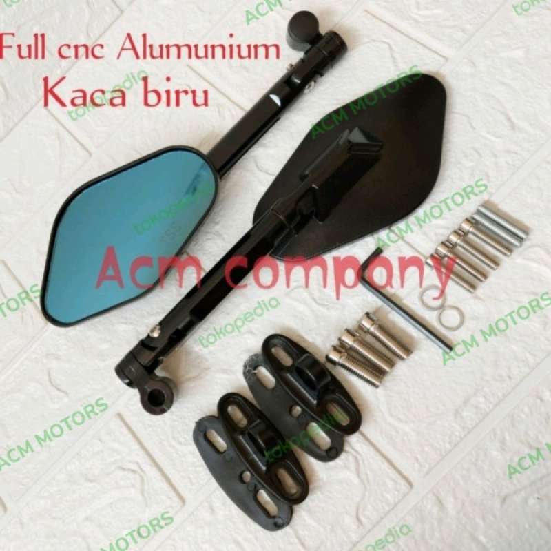 Jual Spion Octagon Kaca Biru Model Rizoma Adv Nmax Pcx Lexi Di Seller ...