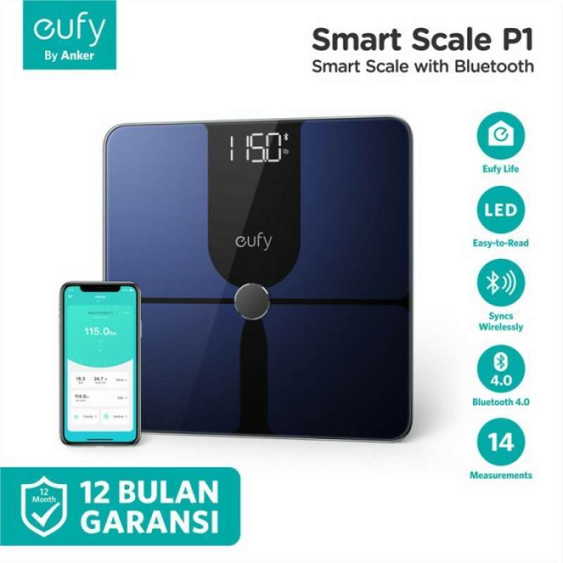 Jual Anker Eufy Smart Scale P1 Timbangan Badan Bluetooth Garansi Resmi ...