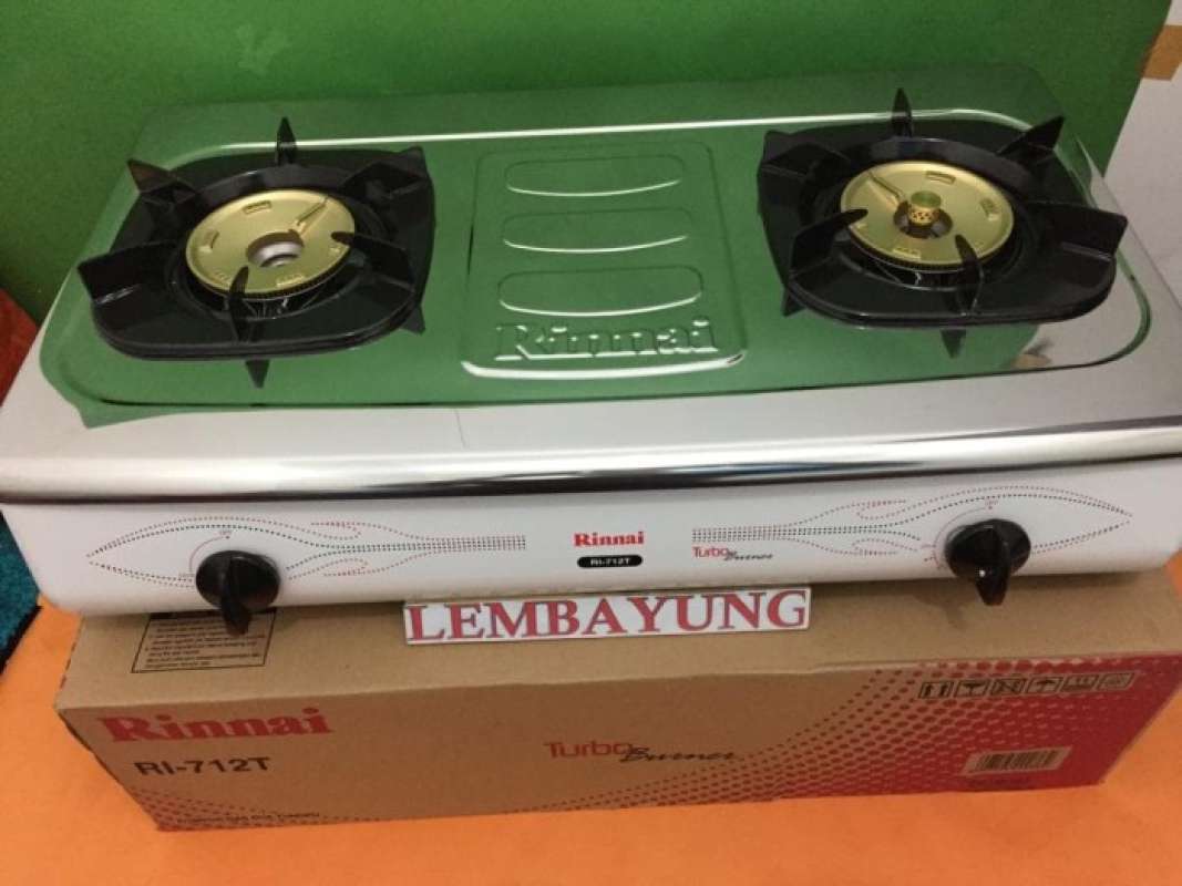 Promo RINNAI RI-712T Kompor Gas Dua Tungku Turbo Burner Diskon 14% di ...