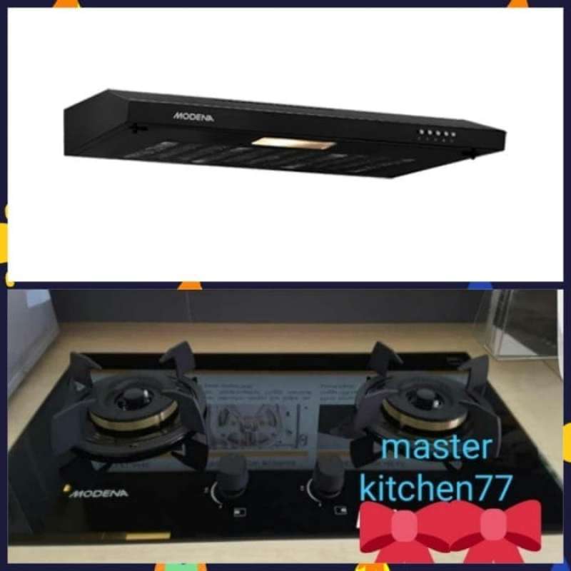 Jual Kompor Modena BH 5725 LO + Cooker Hood Modena PX 7001 di Seller ...