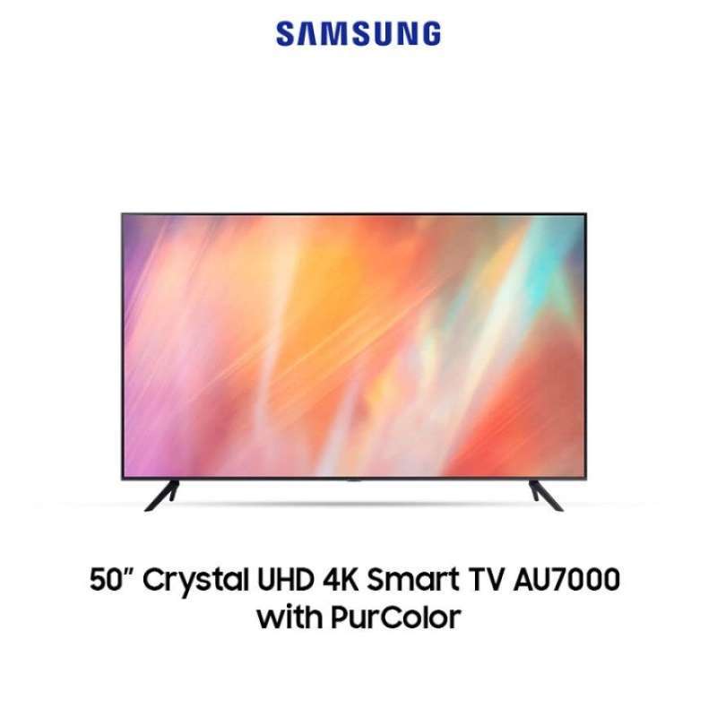 Jual Samsung Smart TV 50 Inch Crystal 4K UHD 50AU7000 / UA50AU7000 - 50AU7000, REGULER DAN ...