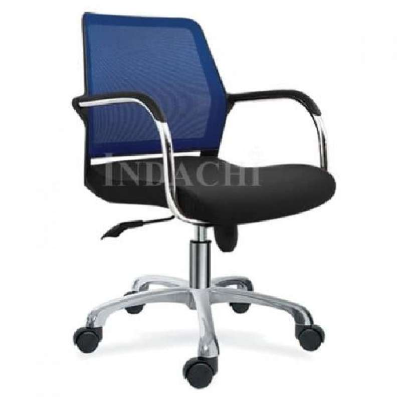 Jual kursi kantor indachi model jaring kaki besi chrome modern design ...