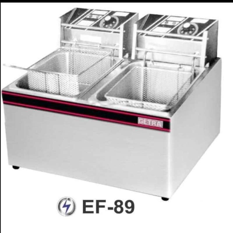 Jual GETRA EF-89 Electric Deep Fryer (Alat Penggorengan Listrik) 2 X 8 ...
