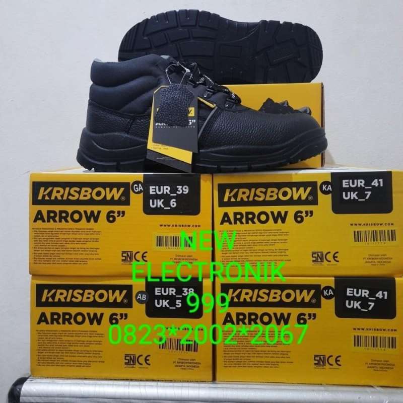 Jual Krisbow Sepatu Pengaman Arrow SAFETY SHOES ARROW 6IN di Seller New ...