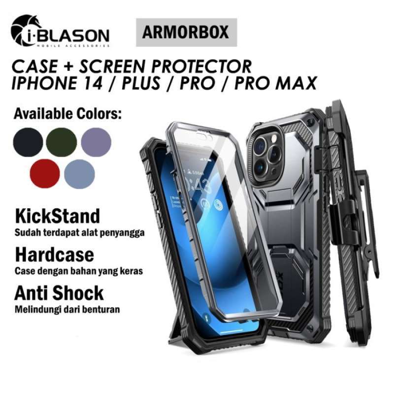 Jual Case iPhone 14 Pro Max Plus iBlason Armorbox Casing Hardcase ...