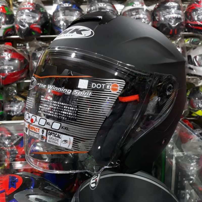 Jual Helm Ink Dynamic Solid Black Doff Di Seller Cintamotormu - Duri ...