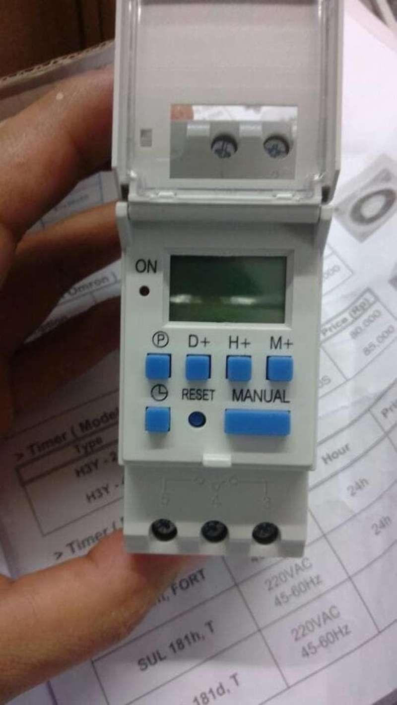 Jual weekly digital timer 220v ac TP8A16/weekly digital timer 1min ...