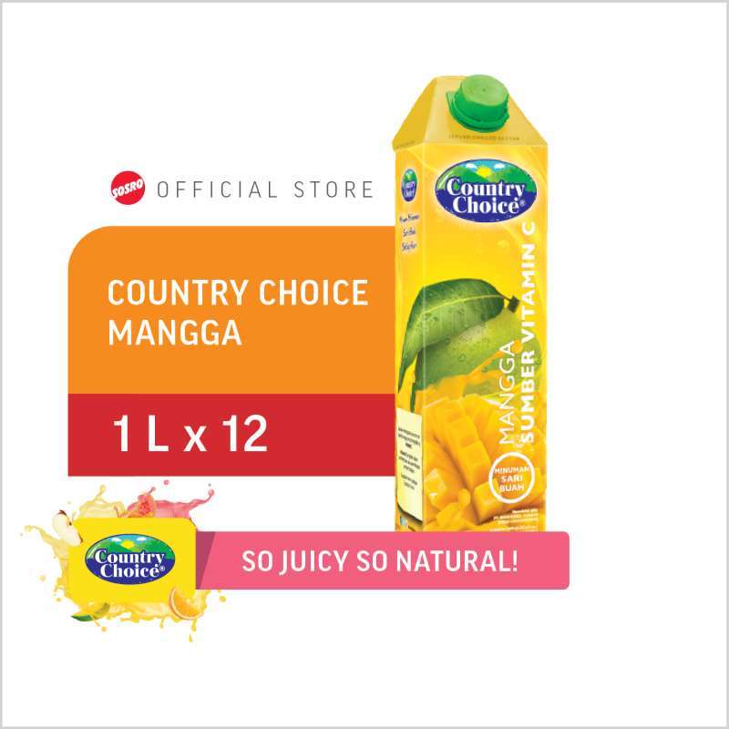Promo Country Choice Mango 1l Isi 12pcs Diskon 19% Di Seller Sosro ...