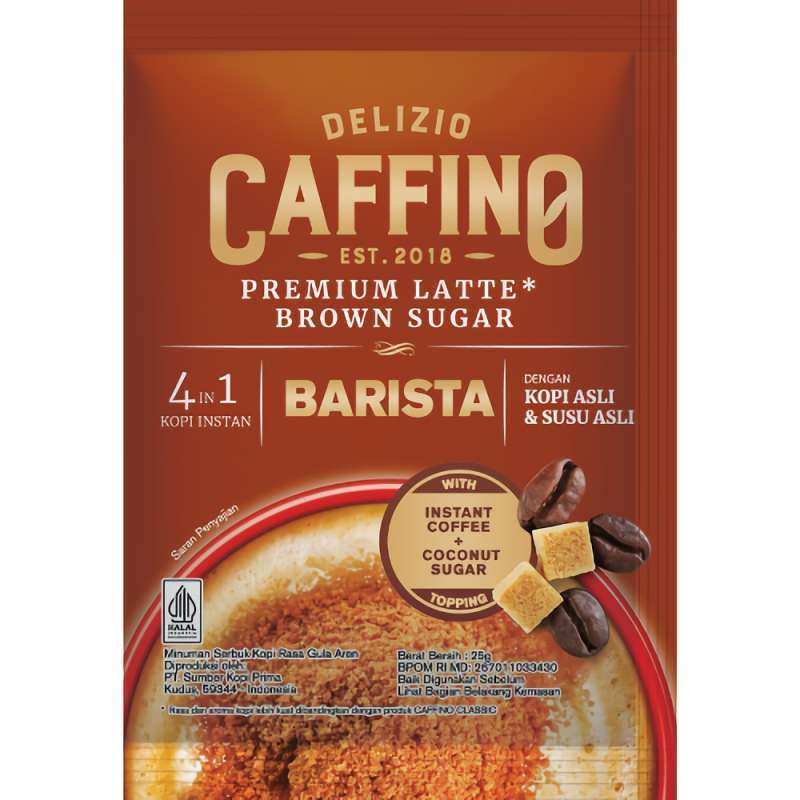 Promo Bandung - Caffino Barista Brown Sugar Renteng [25 g/ 15 Sachets ...