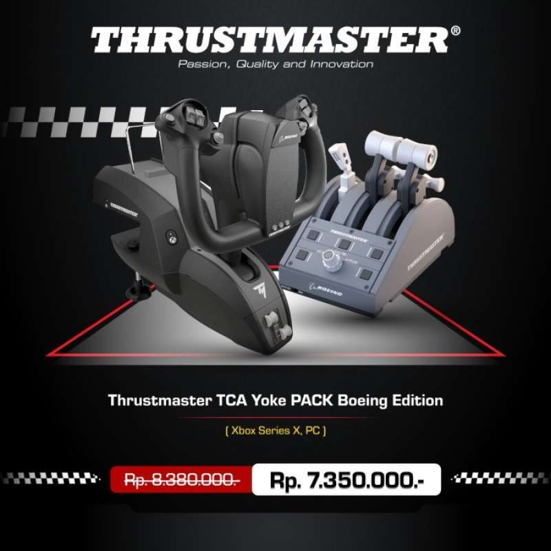 Promo Thrustmaster TCA Yoke Pack Boeing Edition Diskon 23% di Seller ...