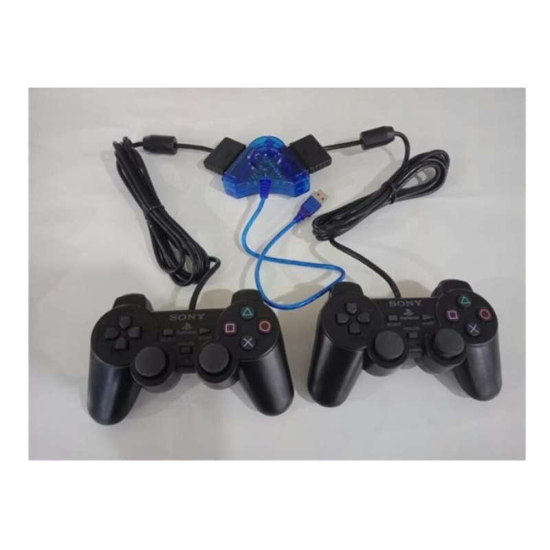 Jual Paket Bundle 2pcs Stik PS2 Ori Pabrik + Converter stick ps2 to PC ...