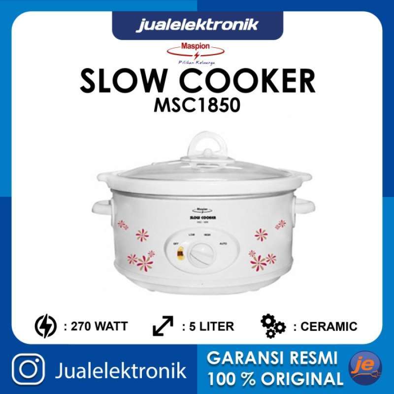 Promo Maspion Slow Cooker 5 Liter MSC1850 Diskon 26% di Seller Mistcont ...
