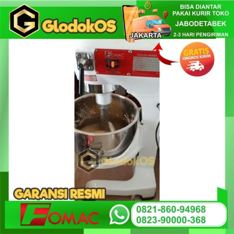 Jual Mesin Mixer Fomac DMX-H20 kapasitas 6 kg / Pengaduk Adonan Roti di Seller Mistcont - Kapuk ...