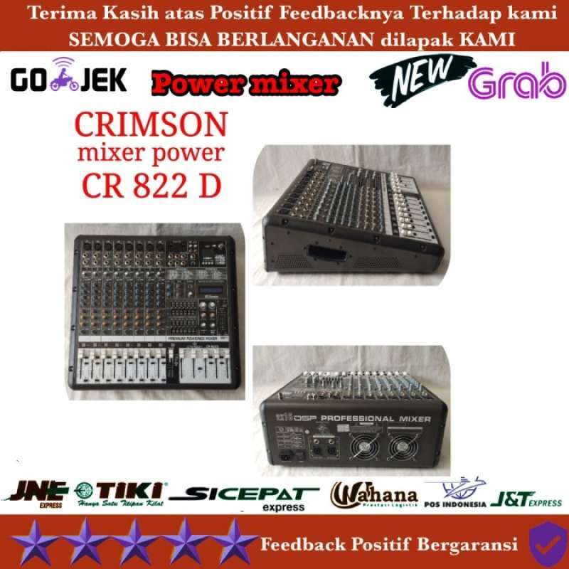 Jual POWER MIXER CRIMSON CR822D Original di Seller Mistcont - Kapuk, Kota Jakarta Barat | Blibli
